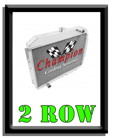 4 Row Discount Radiator W/ 2 12" Fans and Shroud for 1968-1974 AMC ...