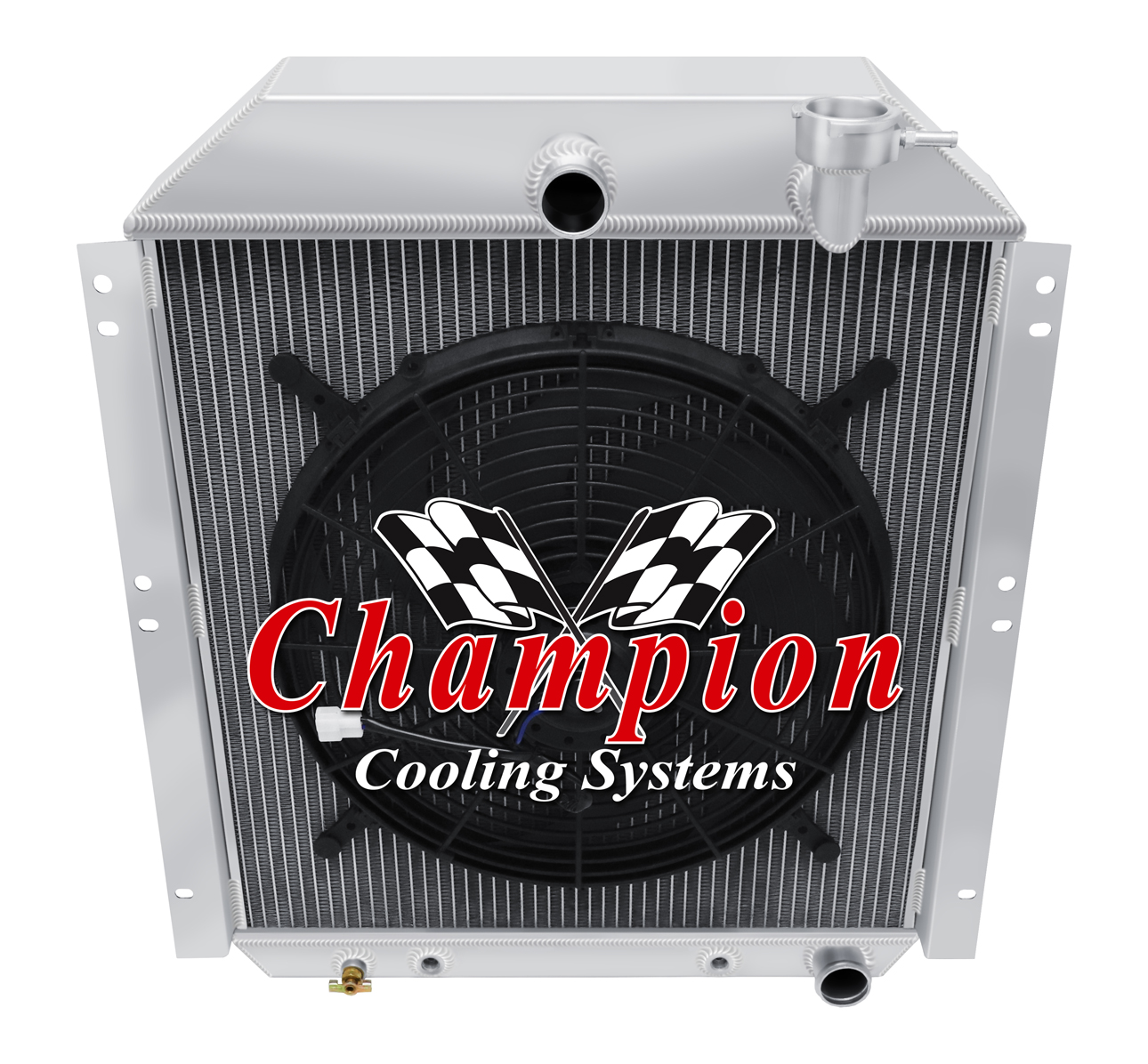 1947 48 49 50 51 52 53 54 GMC Trucks Champion 3 Row Alum SR Radiator | eBay